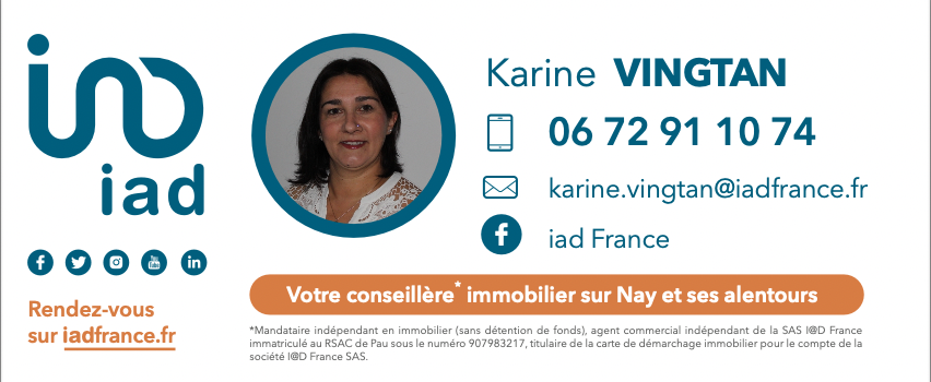 Karine VINGTAN conseillère immobilier IAD
